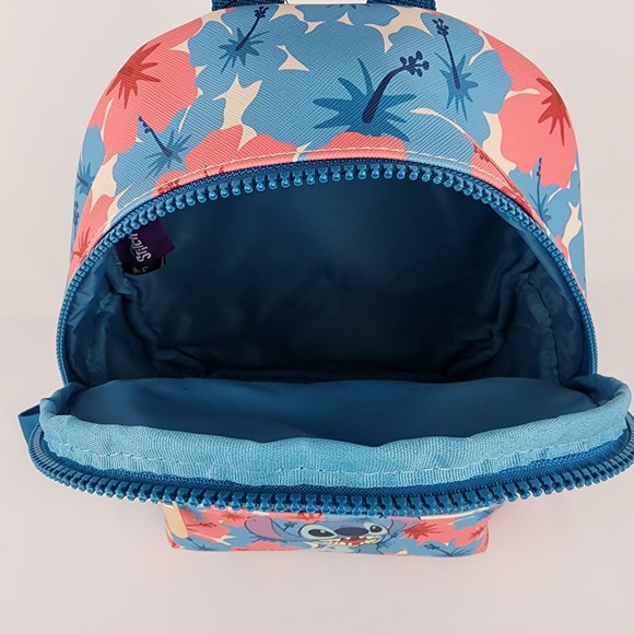 Bioworld | Bags | Disney Stitch Hawaiian Hibiscus Floral Mini Backpack ...